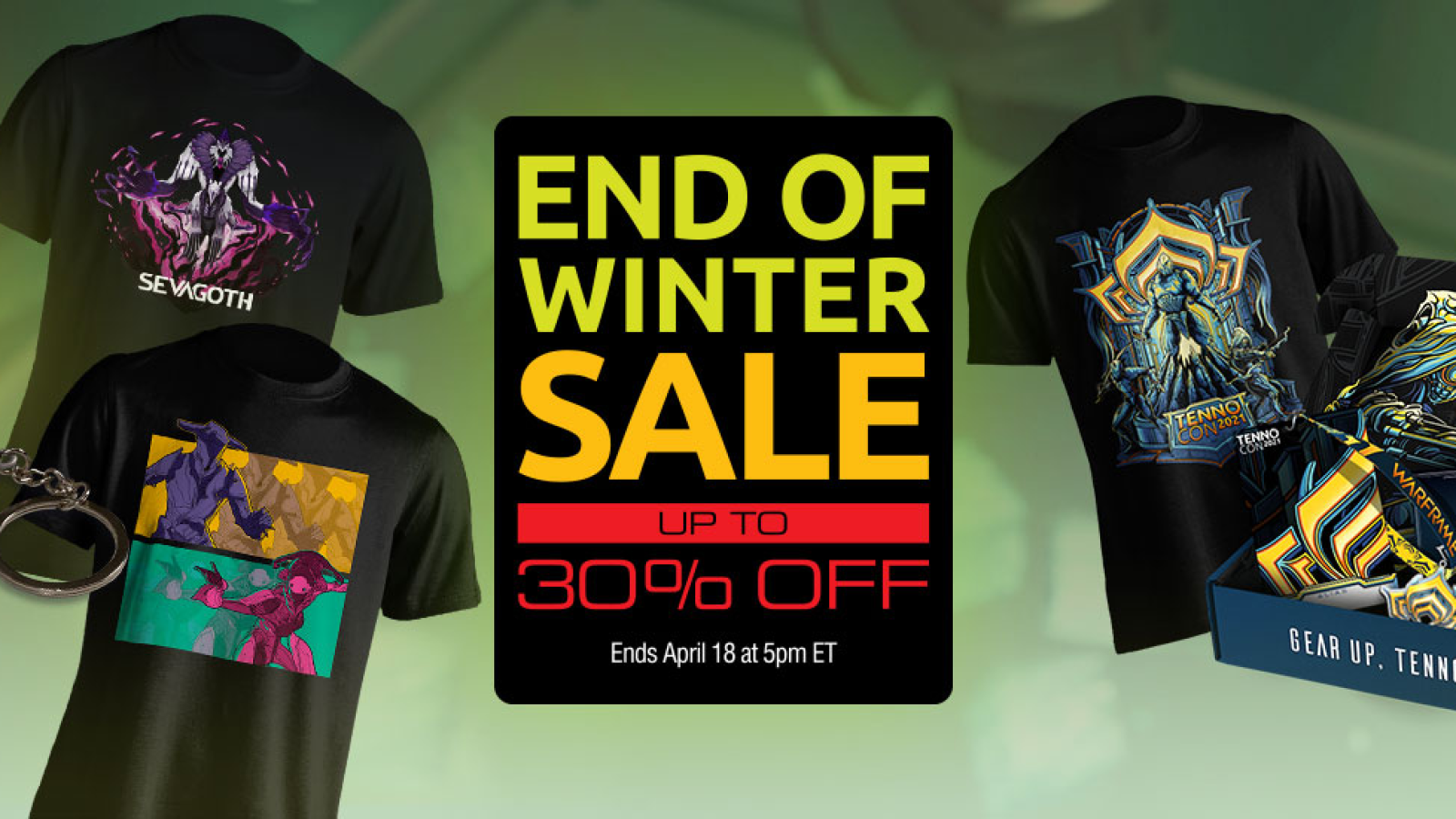 Warframe: End of Winter Merch Sale
